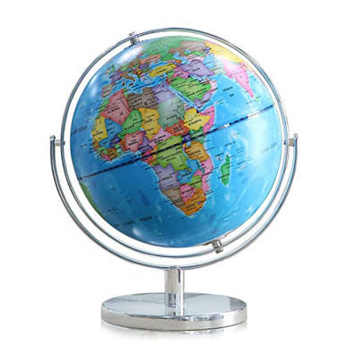 World Globe for Kids - Small Size 8 Inch - Full Rotation World Globe ...