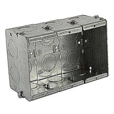 Thomas and Betts GW325-G Steel Screw-On Mount 3-Gang Gangable Masonry ...