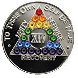 Girly Girl 11 Year Nickel Plated LGBT Rainbow Coin with Genuine ...