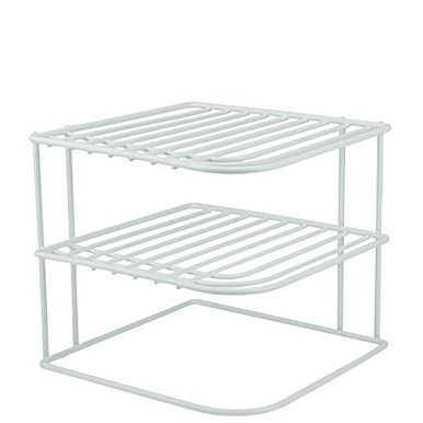 DecorRack Set of 2 Countertop Corner Shelf Organizer, 3-Tier Heavy Duty ...