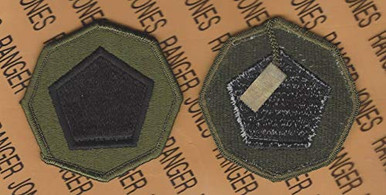 US Army 85th Infantry Division OD Green and Black BDU Uniform Patch m-e ...