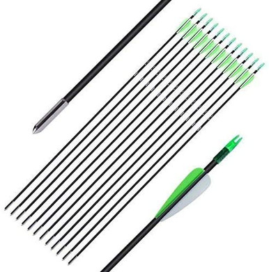 E-ROCK Fiberglass Archery Arrow 30-inch Hunting Target Practice Arrows ...