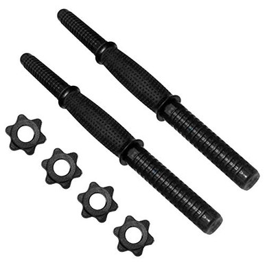 YSISLY Standard Threaded Dumbbell Handle Set Adjustable Nonslip Handles ...