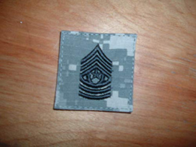 Military Patch US Army E-9 CSM Command Sergeant Major Rank Hook Loop ...