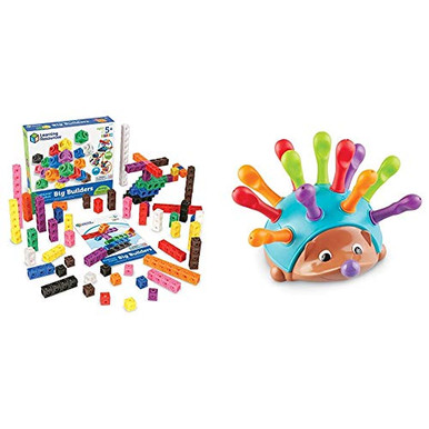 Learning Resources MathLink Cube Big Builders Imaginative Play Math ...