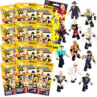 WWE Blind Bags Bundle WWE Action Figure Set - 12 Pack WWE Toys for Kids ...