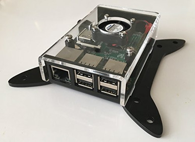 ASG Laser VESA Mount Case for Raspberry Pi 3 2 and B plus with Fan ...