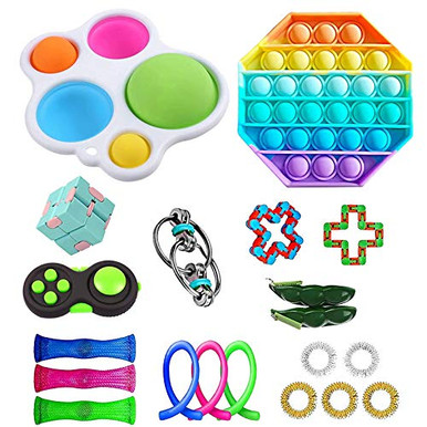 Fidget Toy Packs and Fidget Toy Set Cheap and 20-25PC Fidget Toys Set ...