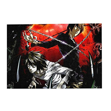 Jennifer Dutko Death Note Light L Anime Picture Wooden Jigsaw Puzzles ...