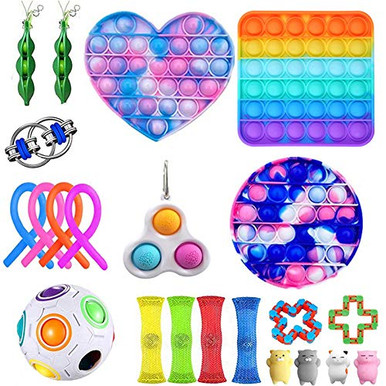 SAM PERKINS Cheap Fidget Toys Set Sensory Fidget Toys Set Simple ...
