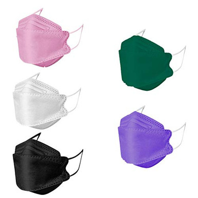 100PCS Adult's Multicolor Face-KF94-Mask4-Ply Filt?r KF94 Màsk for ...