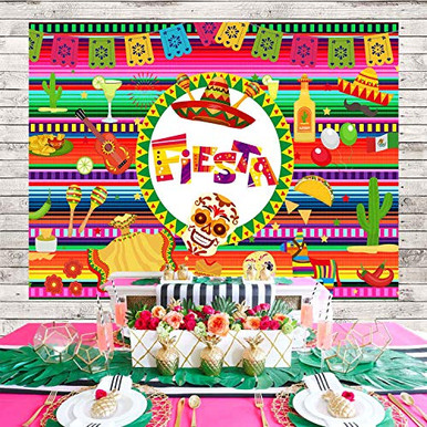 Summer Fiesta Theme Photography Backdrop Mexican Photo Booth ...