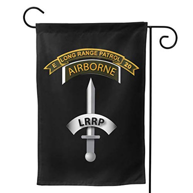 LEILEIflag Vietnam Co E 20th Inf LRRP Badge with American Flag Home ...