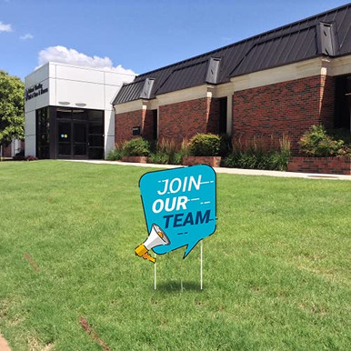 G-Nix Join Our Team Yard Sign with Stakes Made of Waterproof Windproof ...