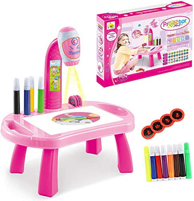 Enhill Kids Drawing Projector Learning Desk Educational Tool Painting ...
