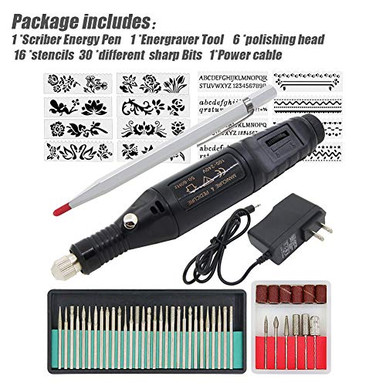 YZNlife Electric Micro Engraver Pen Mini DIY Vibro Engraving Tool Kit ...