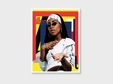 Aaliyah Poster - Aaliyah Print - Aaliyah Artwork - Music Art - Music ...