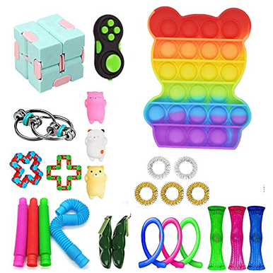 EYIIYE Bundle Sensory Fidget Toys Set Stress Relief Fidget Hand Toys ...