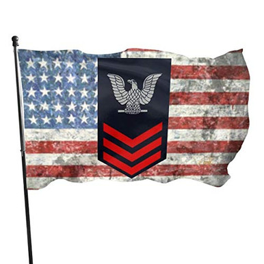 HUxINGxINGfaqi E-6 1st Class Petty Officer Flag 3' x 5' Ft Outdoor ...