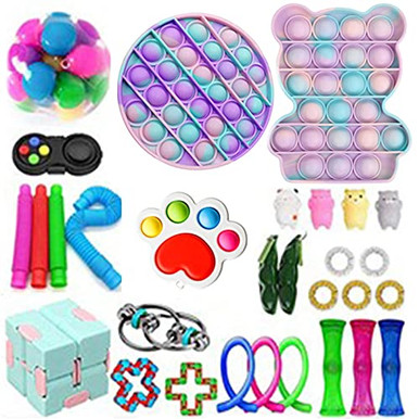Fidget Toys Pack Cheap Figet Toys Set Fidget Box with Simples-Dimples ...
