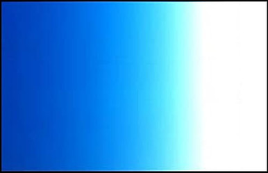 Gradient Color Vinyl -25- 36"H x 40"L. Blue-White. Hand printed vinyl ...