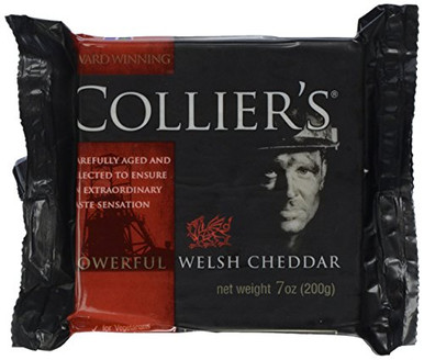 Collier's Welsh Cheddar 7 oz - Warehousesoverstock