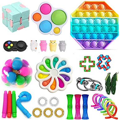 LWxQWDS Fidget Toys Pack Cheap Sensory Fidget Toy Pack Figetget Toys Pack Fidget Toy Set Fidget ...
