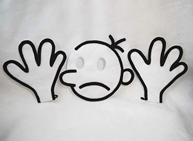 Diary of a wimpy kid Greg costume mask kids and adult size ...