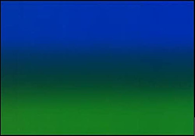 Gradient Color Vinyl -290- 24"H x 120"L. Blue-Green. Hand printed vinyl ...