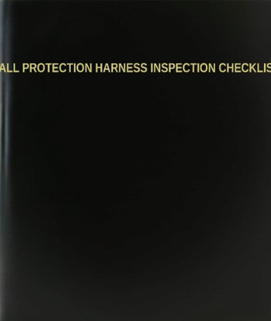 BookFactory Fall Protection Harness Inspection Checklist Log Book ...