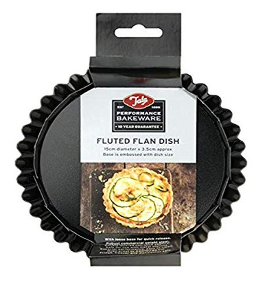 Tala Performance 15cm Round Tart Tin Professional Gauge Carbon Steel ...