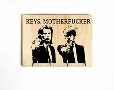 Inspired by Pulp fiction keys motherfucker pulp fiction key holder pulp ...