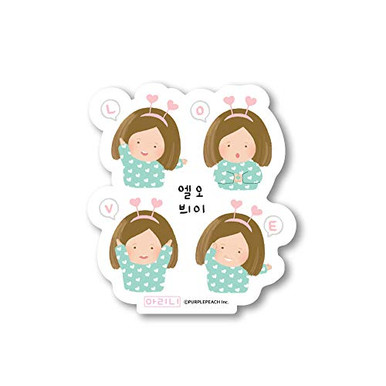 PROJECT137 Platinum Sticker Premium Decal Arini02 L.O.V.E. for Laptops ...