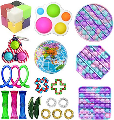LWxQWDS Fidget Toy Packs Sensory Fidget Toys Cheap Pack for Kids Adults ...