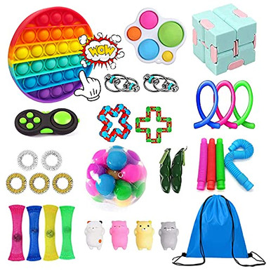 Fidget Toys Pack Sensory Fidget Toys Packs with Simple Dimple Fidget ...