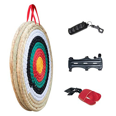 D and Q 3 Layers 20 inch Solid Straw Archery Target 2.3 inch Thickness ...