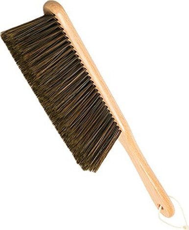 SUWOW Counter Duster with Wood Handle, Horsehair Brush Hand Broom ...
