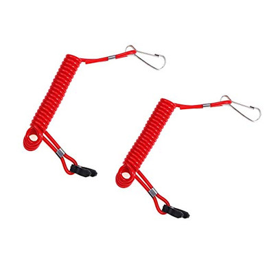 ZOOKOTO 2pcs Outboard Replacement Engine Stop Lanyard Motor Safety Rope ...