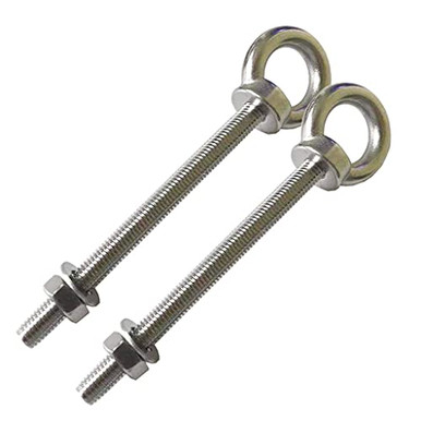 AIVOOF Shoulder Eye Bolt, 2 Pack M8 Stainless Steel Eye Bolts 5/16" X 4 ...
