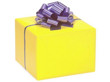 Solid BRIGHT YELLOW Gift Wrap Wrapping Paper 16 Foot Roll - Bridal ...