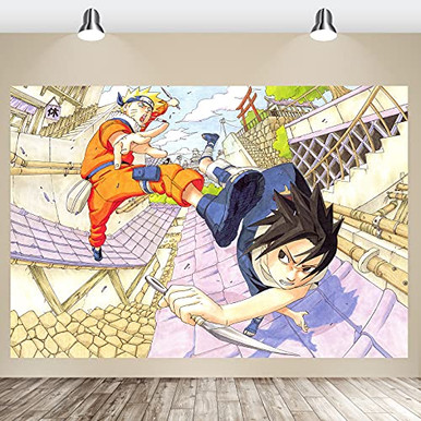 Japanese Anime Photography Backdrop Anime Party Supplies Background ...