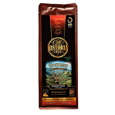 Cafe Historia - 100 percent Pure Gourmet Ground Medium Roast Costa ...