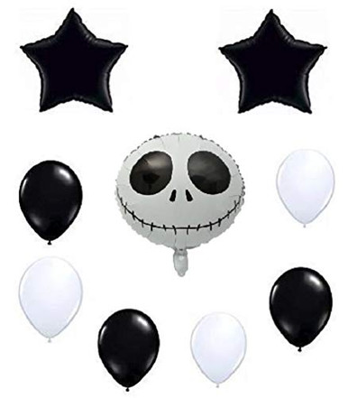 Jack Skellington -Skeleton- Balloon Set - Nightmare Before Christmas ...