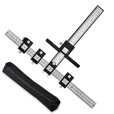 Cabinet Hardware Jig Punch Locator Wood Doweling Hole Drill Guide Jig ...