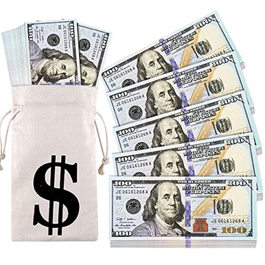 200 PCS Fake Money Prop Money 100 Dollar Bills Realistic Movie Prop ...