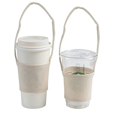 Portable Cup Carrier Canvas Drink Carrier for Delivery Reusable Takeout ...