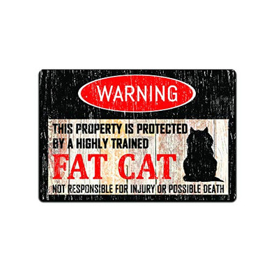 Cat Signs For Home Wall Decor-This Sign Has a Retro Rustic and Vintage ...