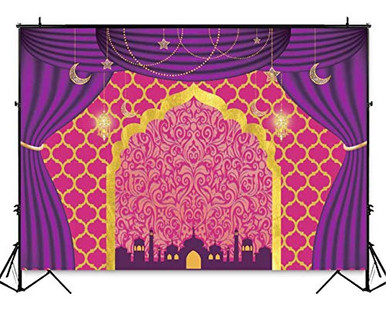 Funnytree 7x5ft Magic Genie Theme Party Backdrop Egyptian Moroccan ...