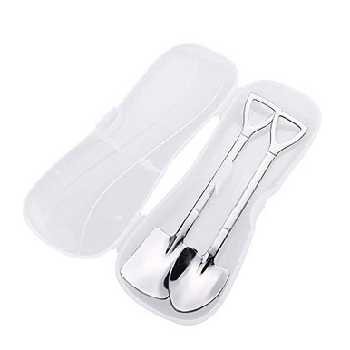 Dessert Spoon Cute Shovel Spoon SUS304 Stainless Steel Spade Spoons ...