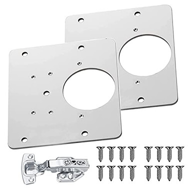 Hinge Repair Plate Cabinet Hinge Repair Brackets Kitchen Cupboard Door ...